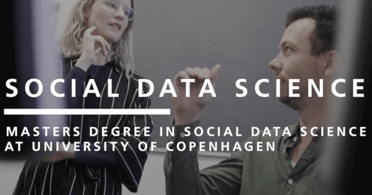 Master of Science (MSc) in Social Data Science - Study Programmes on ...